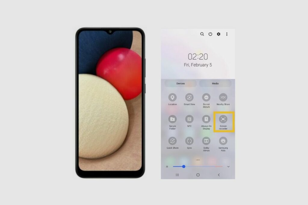 How to Screen Record Using your Samsung Galaxy A02S - TECH GURU GUY