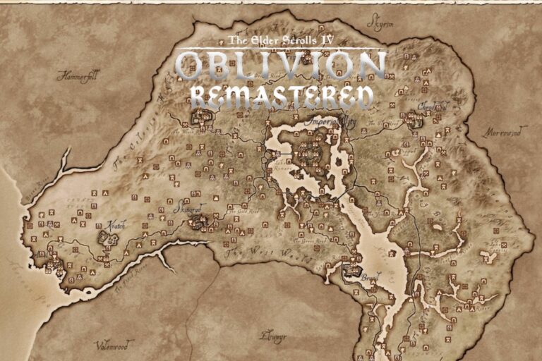Elder Scrolls IV Oblivion Remastered Interactive Maps Now Live - TECH ...