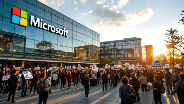 Microsoft's 50th Celebration Disrupted by AI Protest Over Military Use ...
